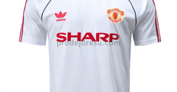 Manchester United Dresy Fotbal Retro Venkovní 1988 Krátký Rukáv
